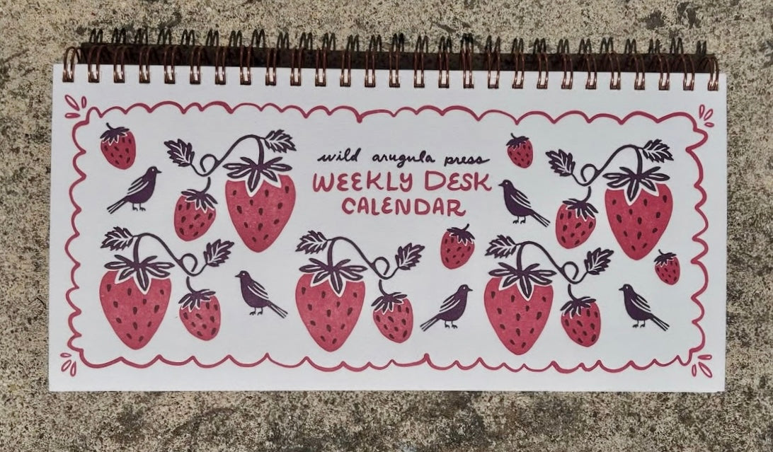 Strawberry Calendar – Igloo Letterpress